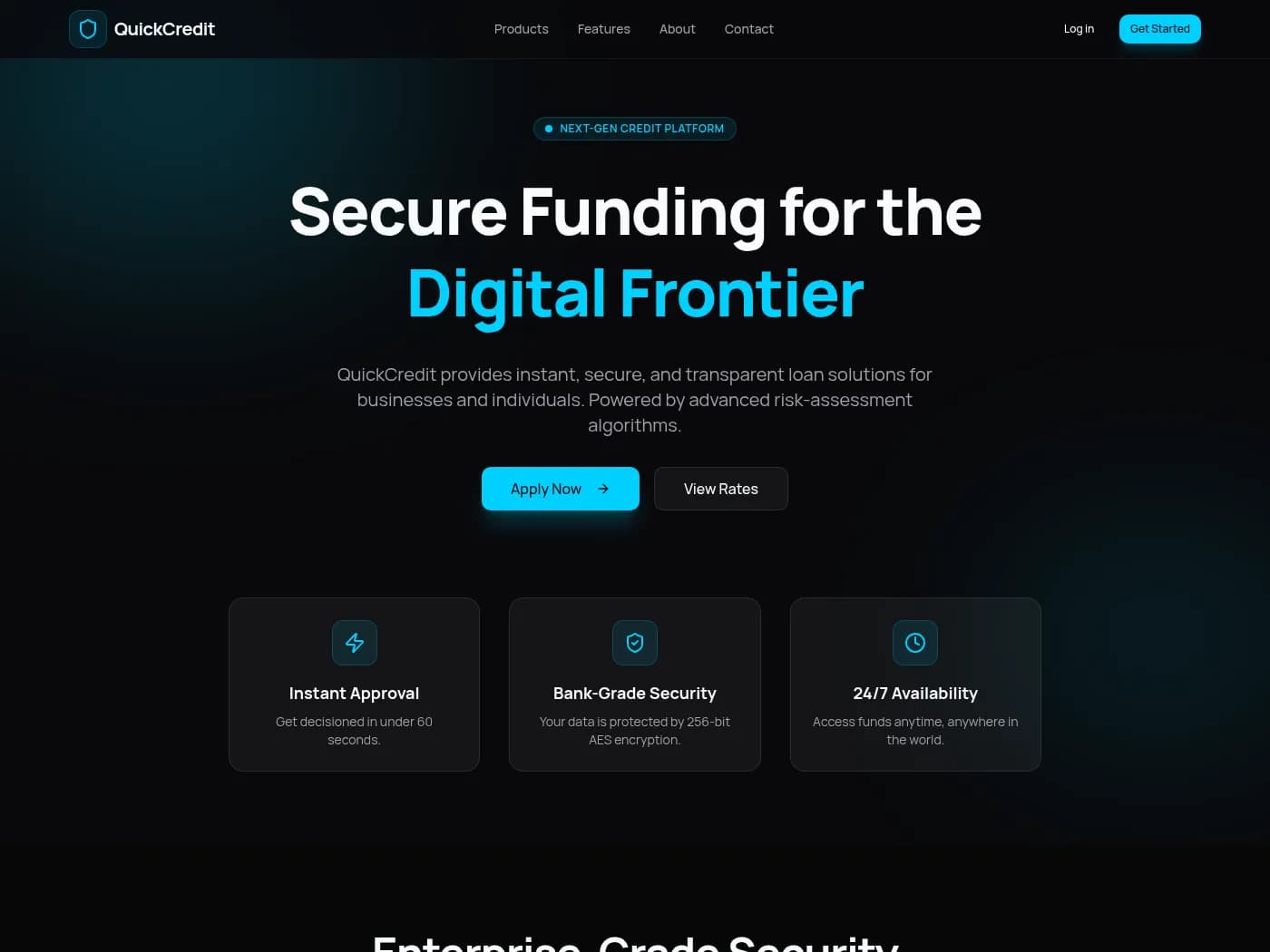 QuickCredit Web Portal
