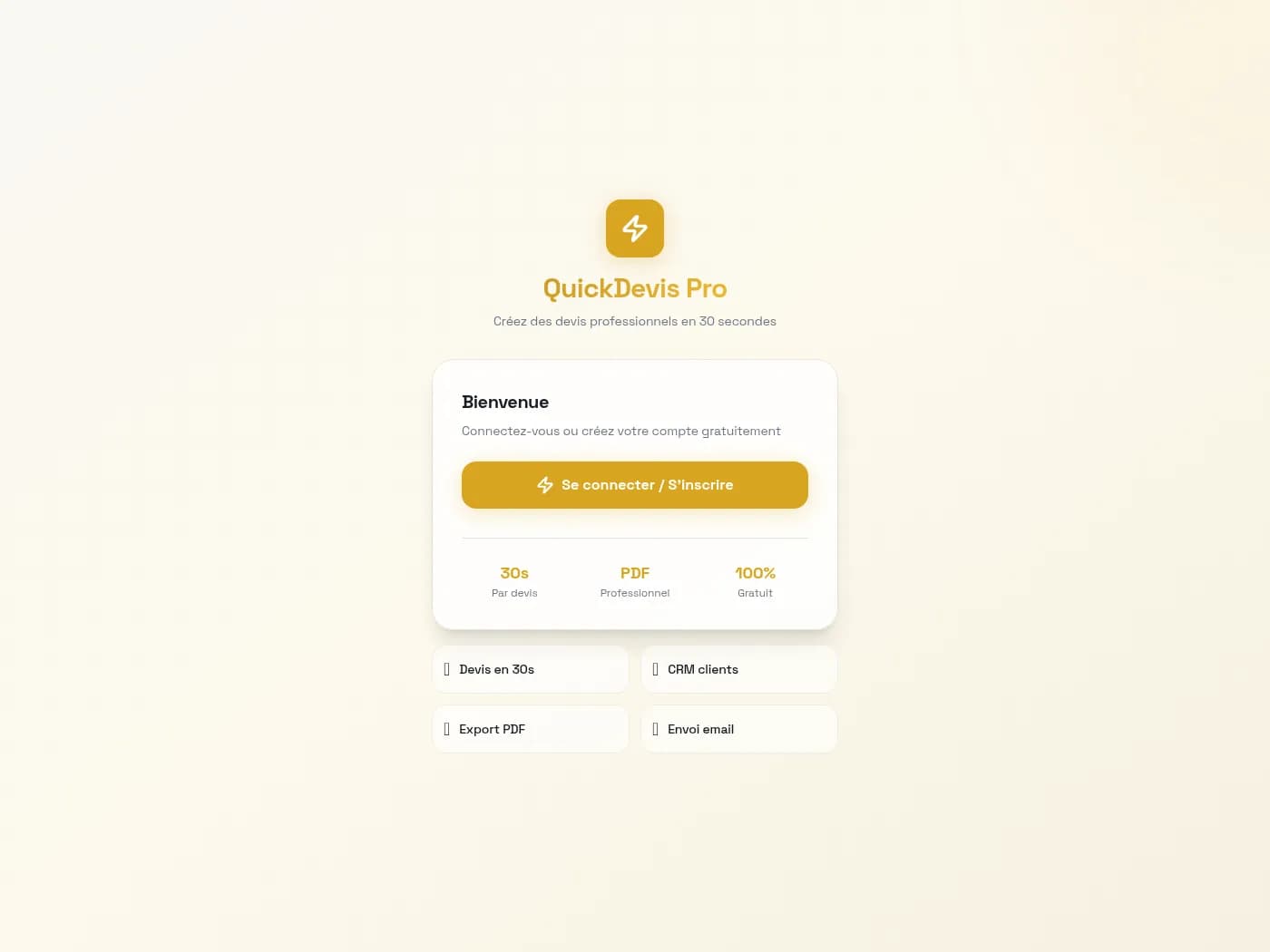 QuickDevis Pro