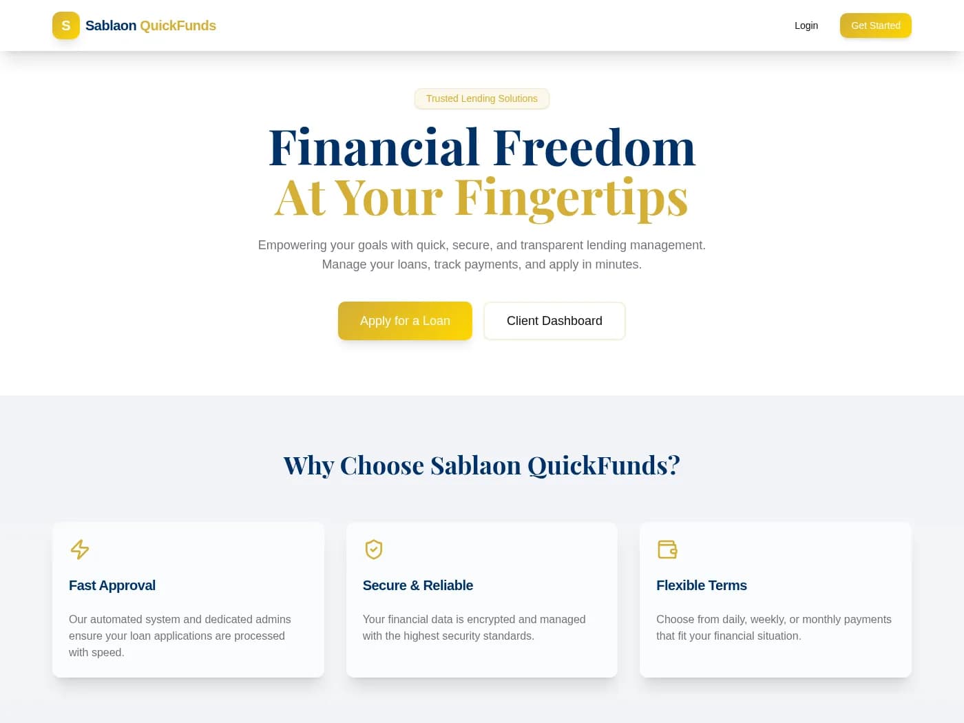 Sablaon QuickFunds Suite