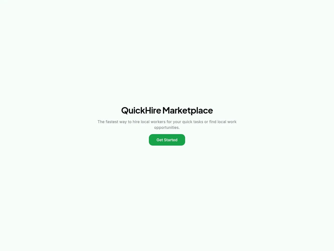 QuickHire Marketplace