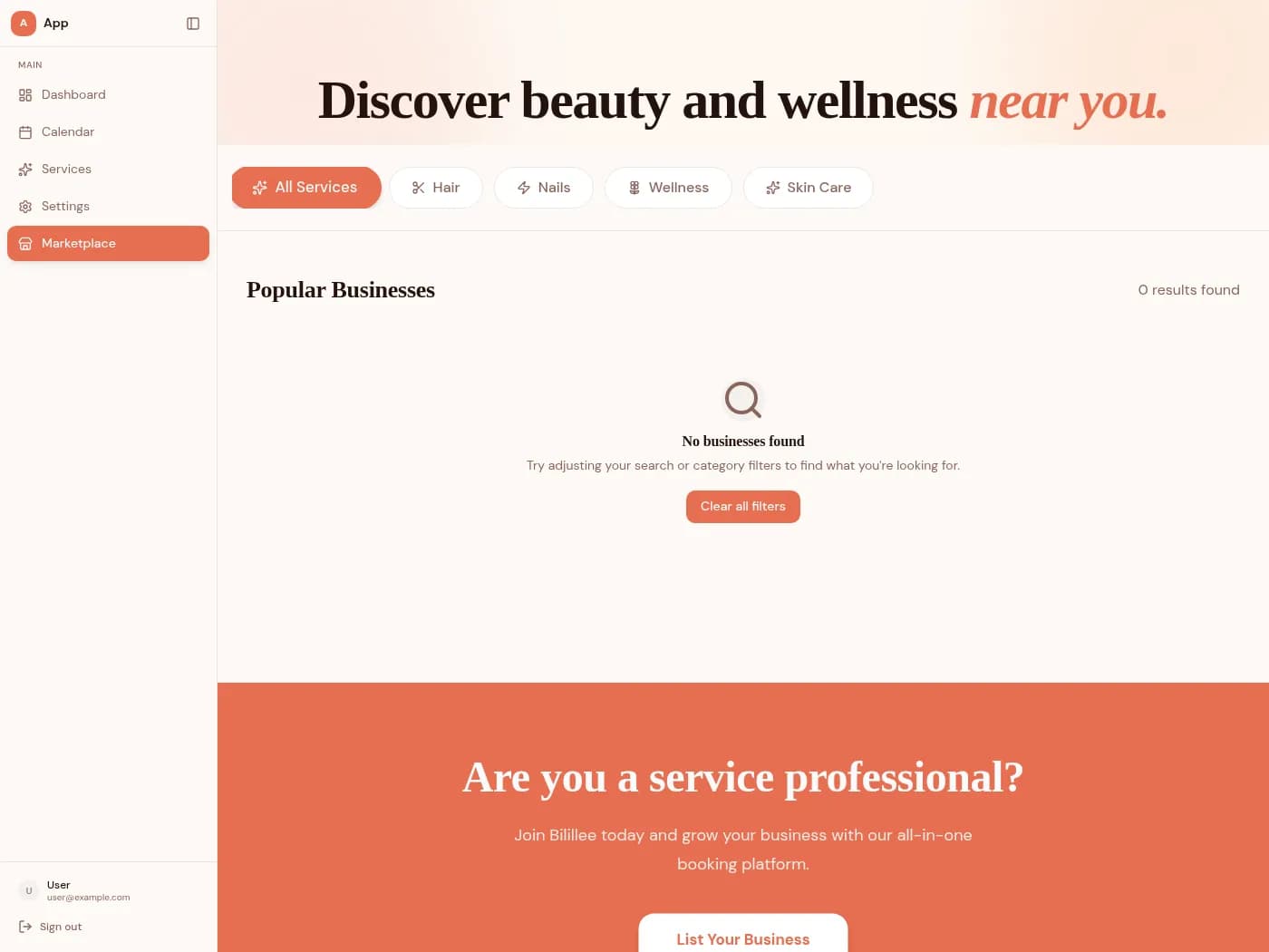 QuickLaunch Web App