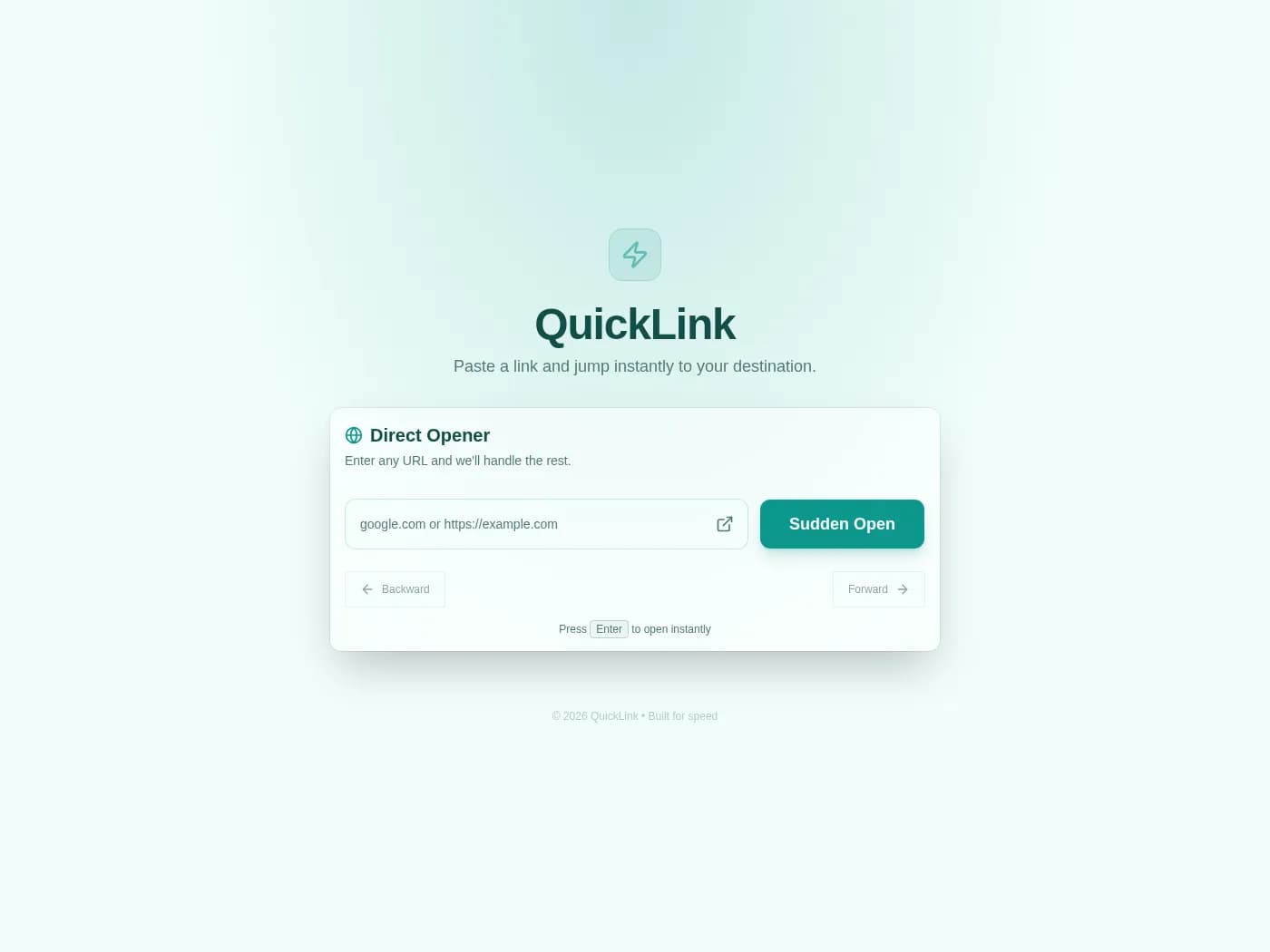 QuickLink Opener