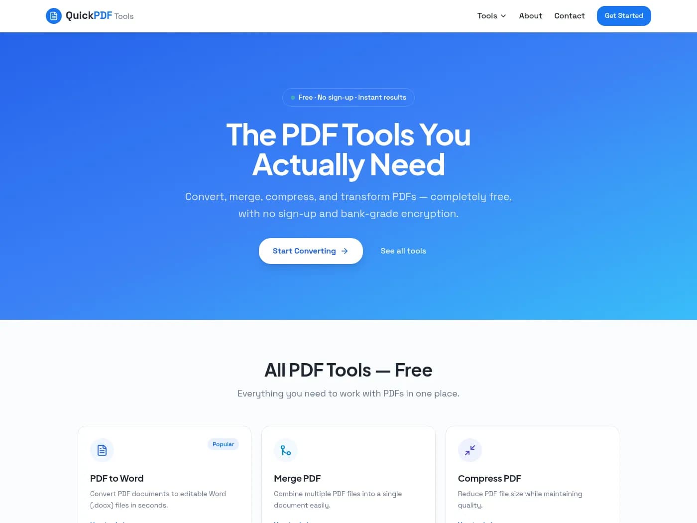 QuickPDF Tools