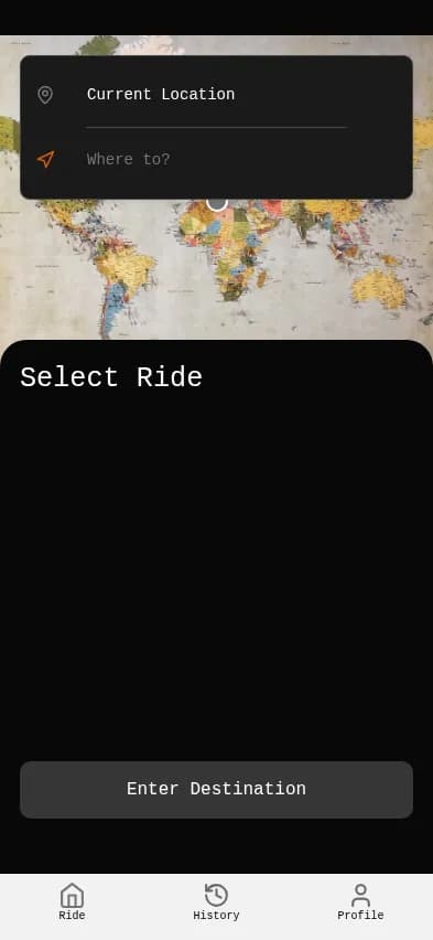 QuickRide Booking App