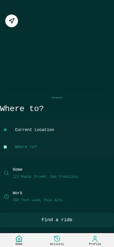 QuickRide App