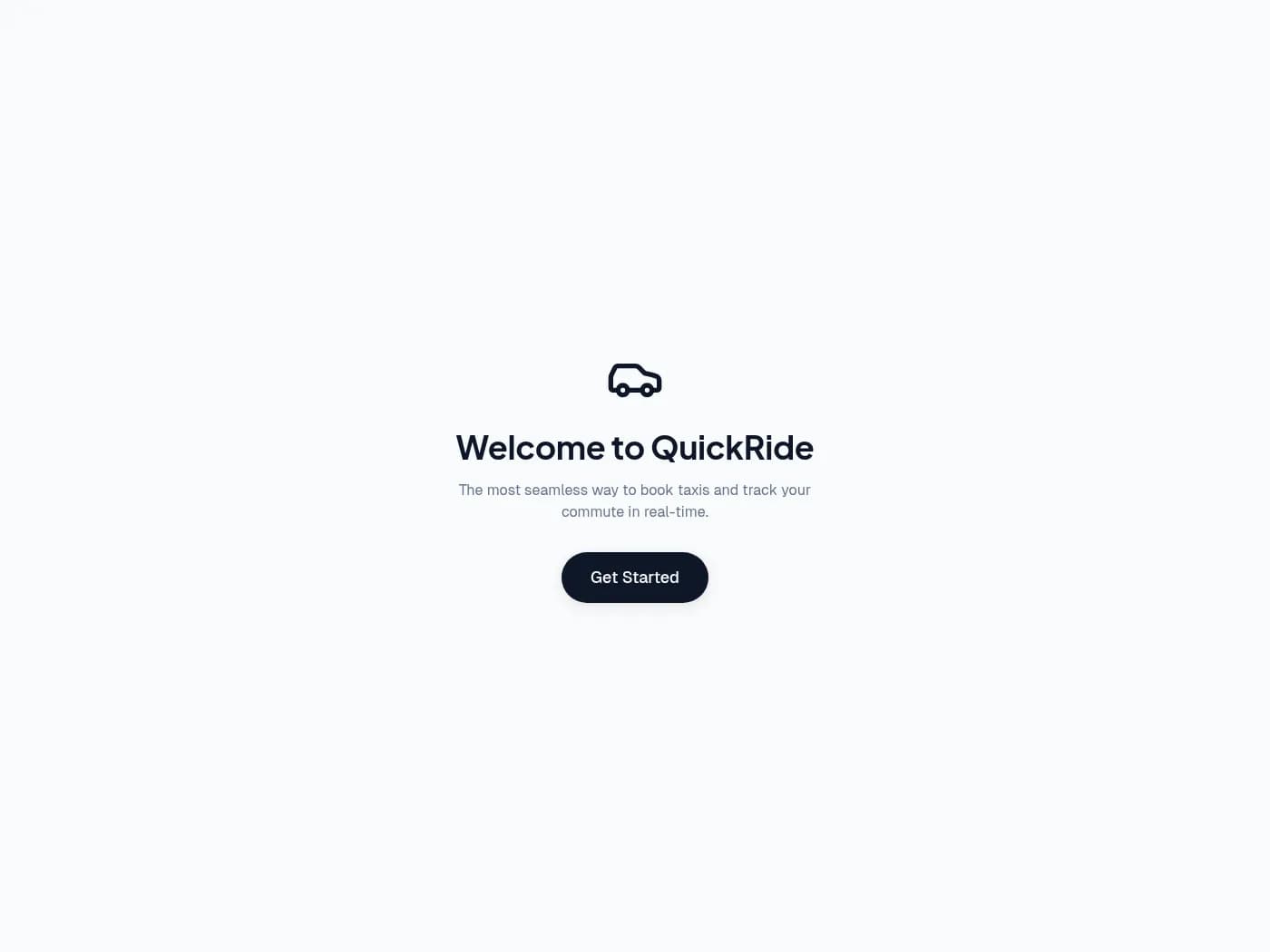 QuickRide Booking App