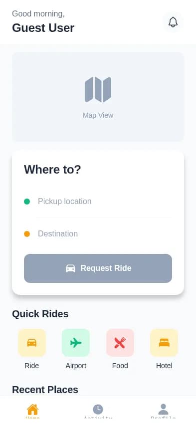 QuickRide Taxi Service