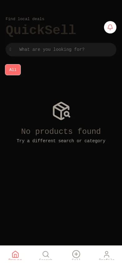 QuickSell Marketplace