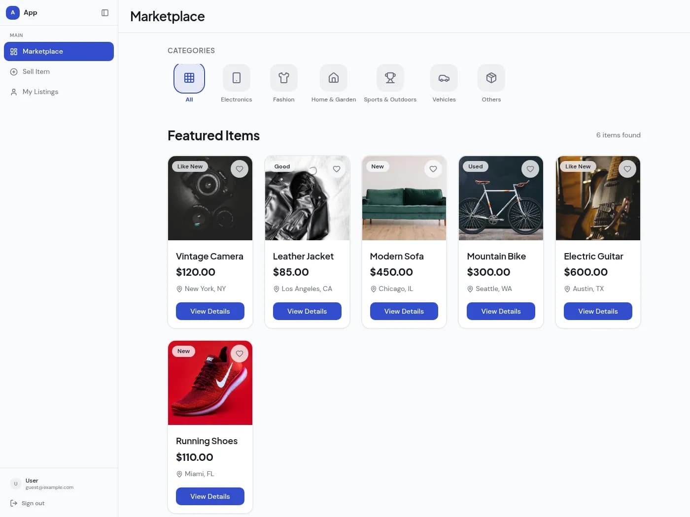 QuickSell Marketplace