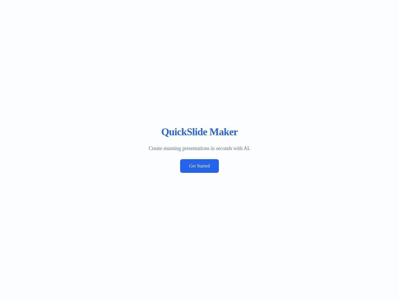 QuickSlide Maker