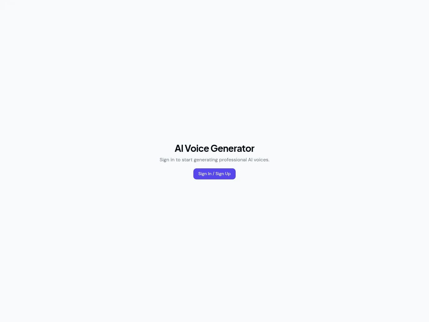 QuickStart Web App