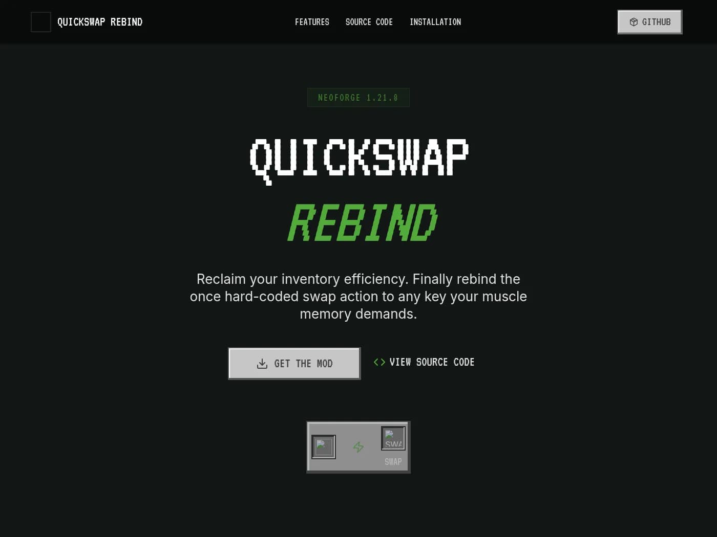 QuickSwap Rebind Mod