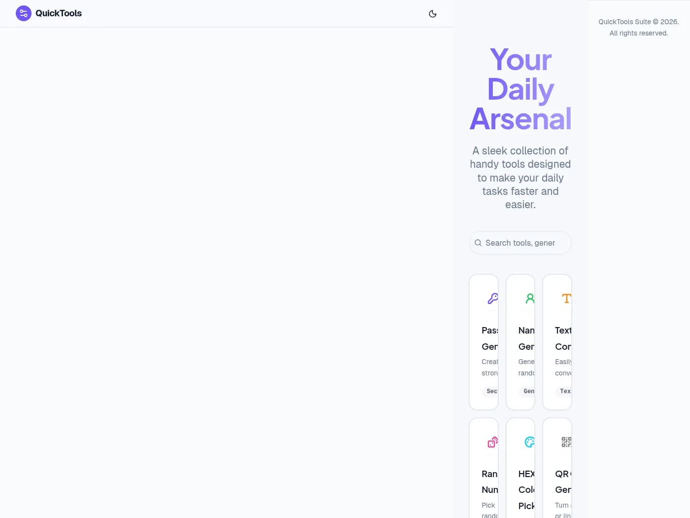 QuickTools Suite
