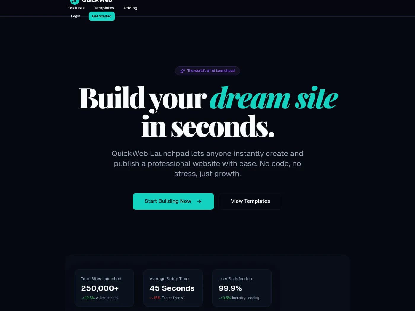 QuickWeb Launchpad