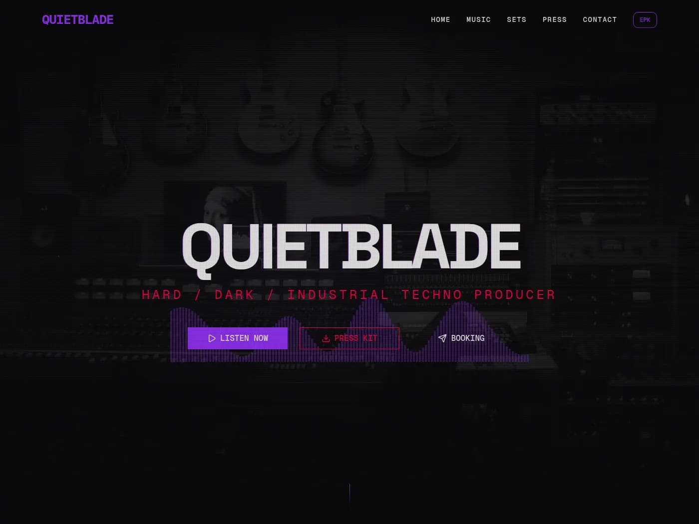 QuietBlade Portfolio Hub