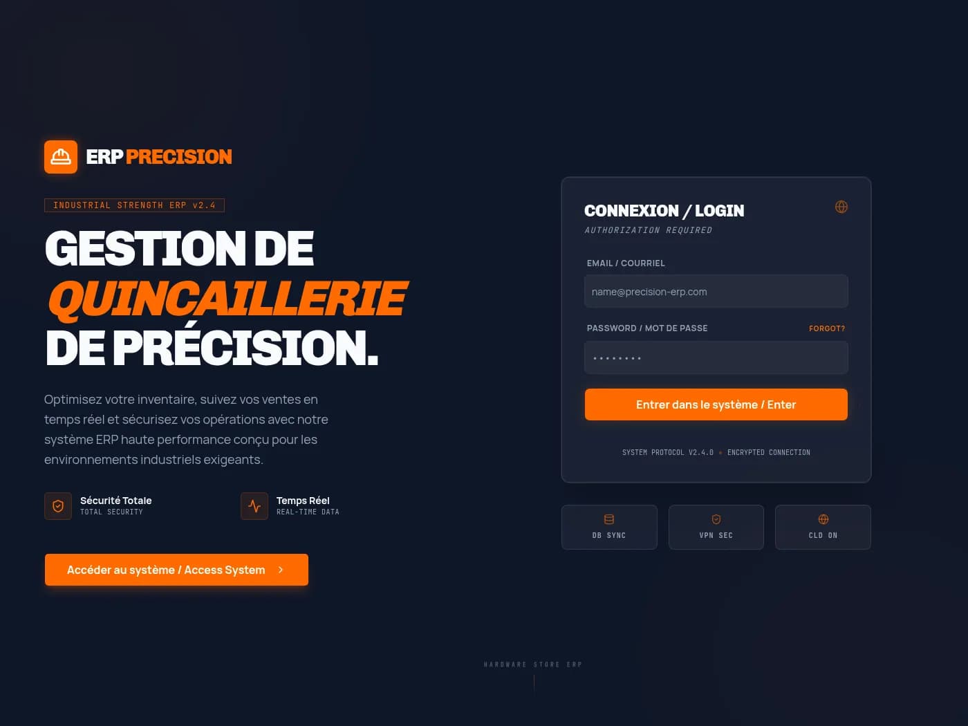 Quincaillerie Manager Pro