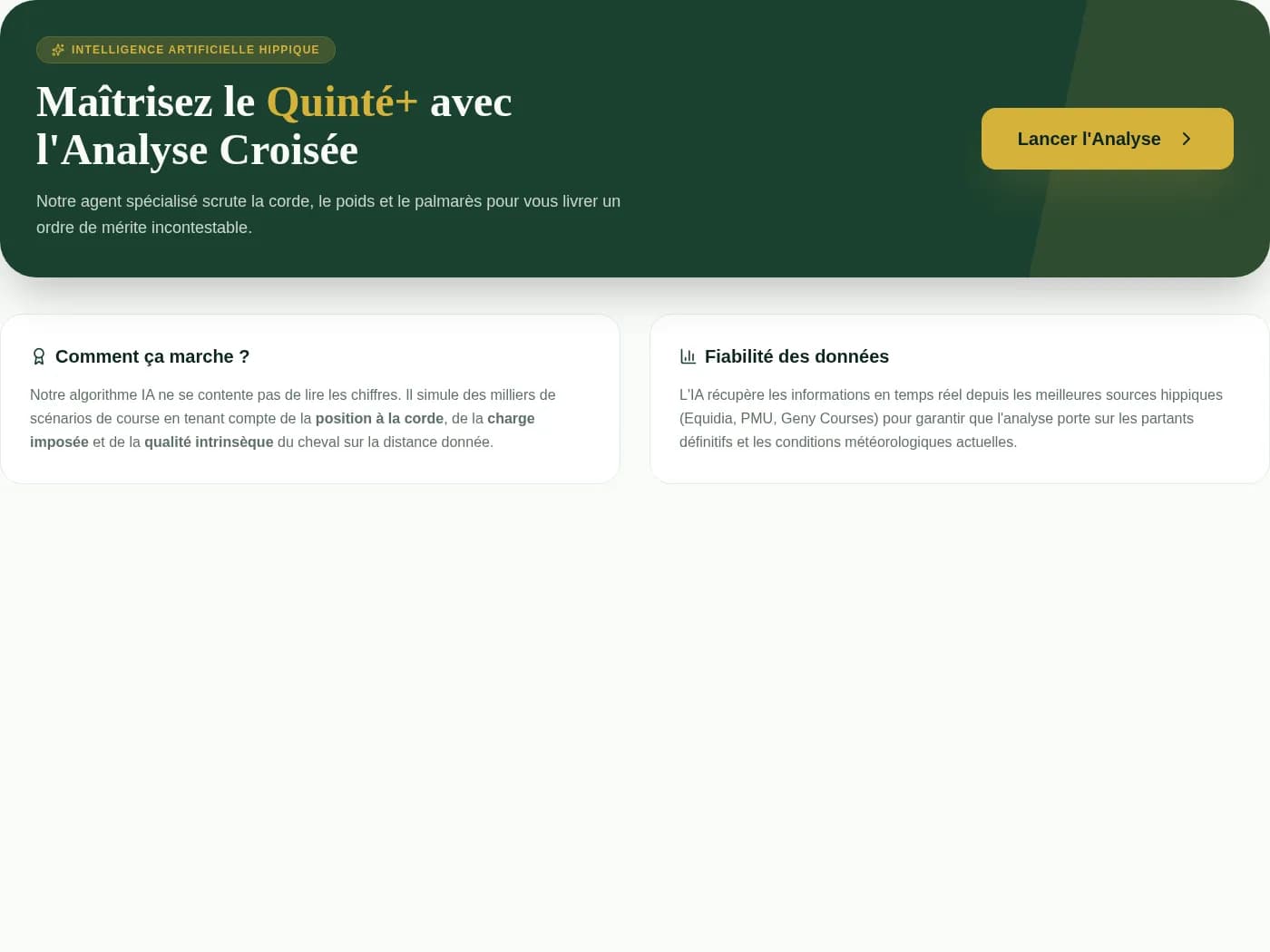 Quinté AI Merit Agent