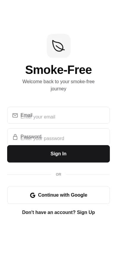 Smoke-Free Days Tracker