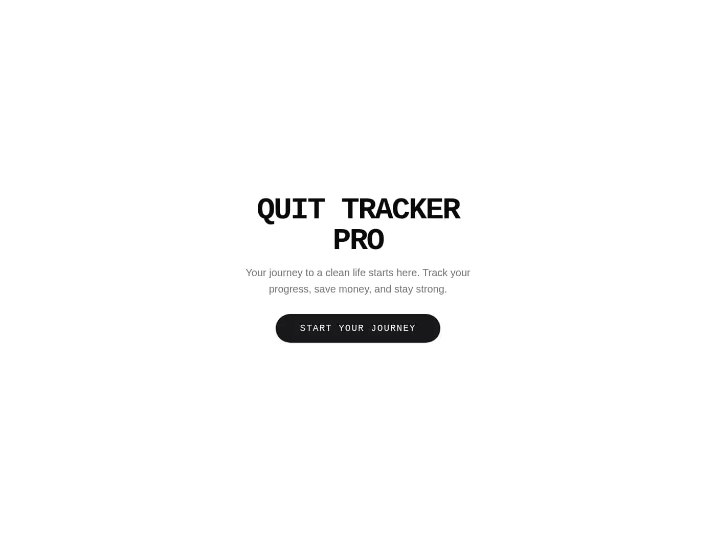Quitting Tracker Pro