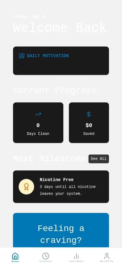 QuitVape Tracker