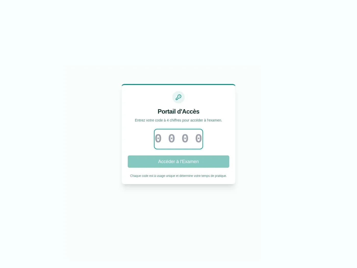 QuizMaster Access Portal