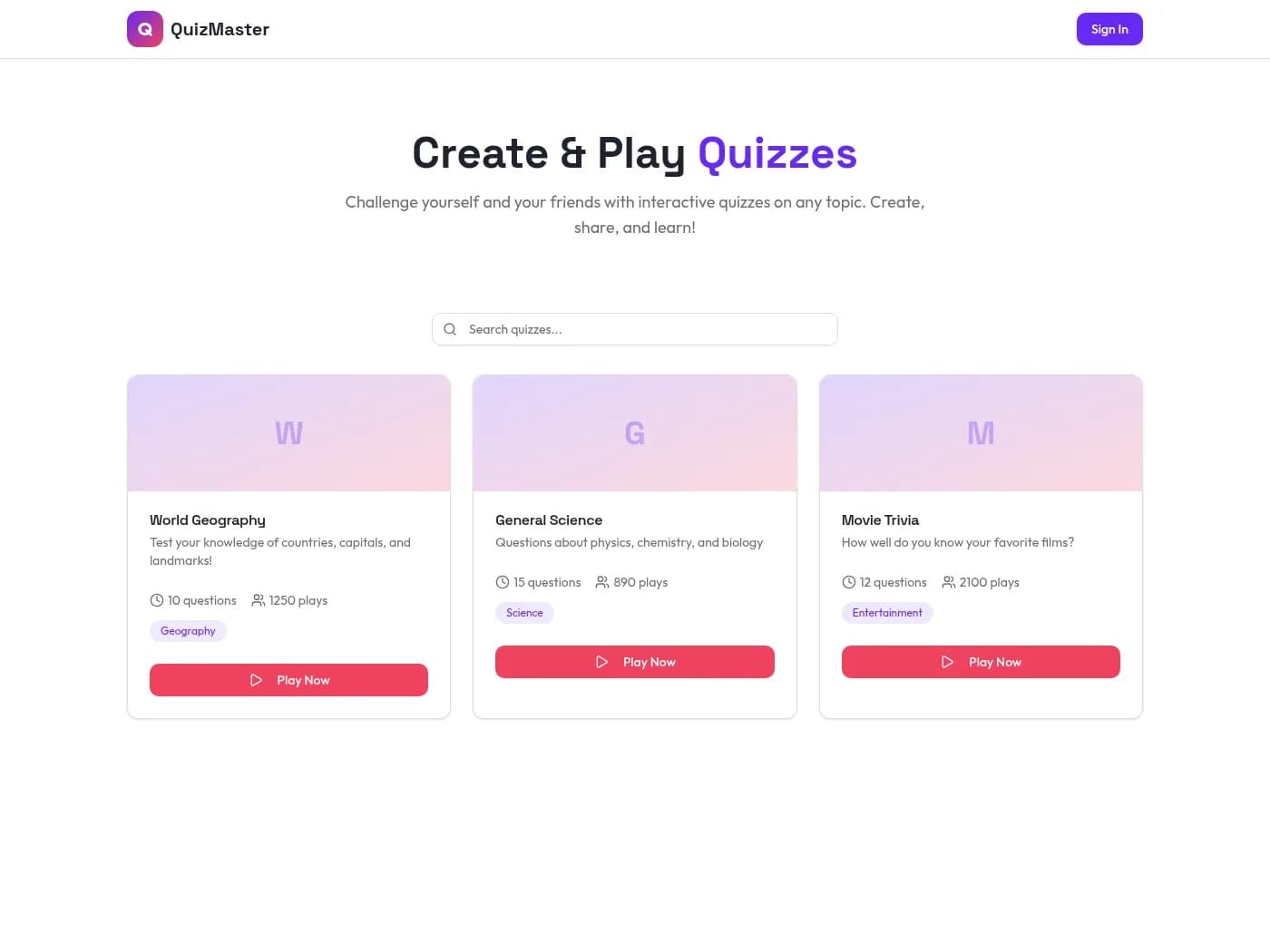 QuizMaster