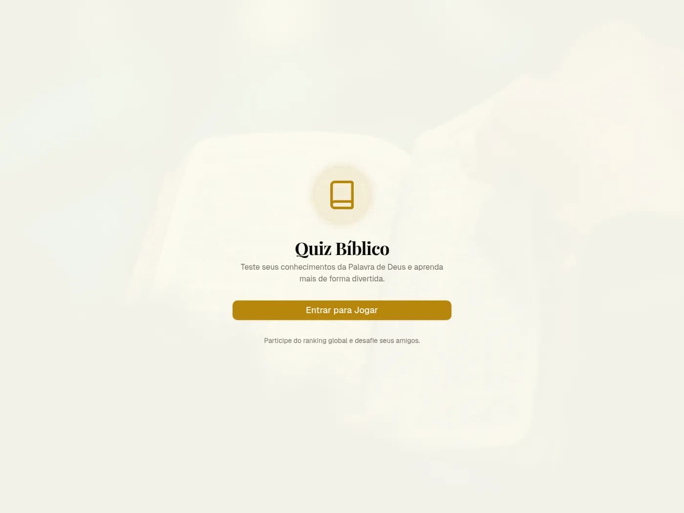 Quiz Bíblico Interativo