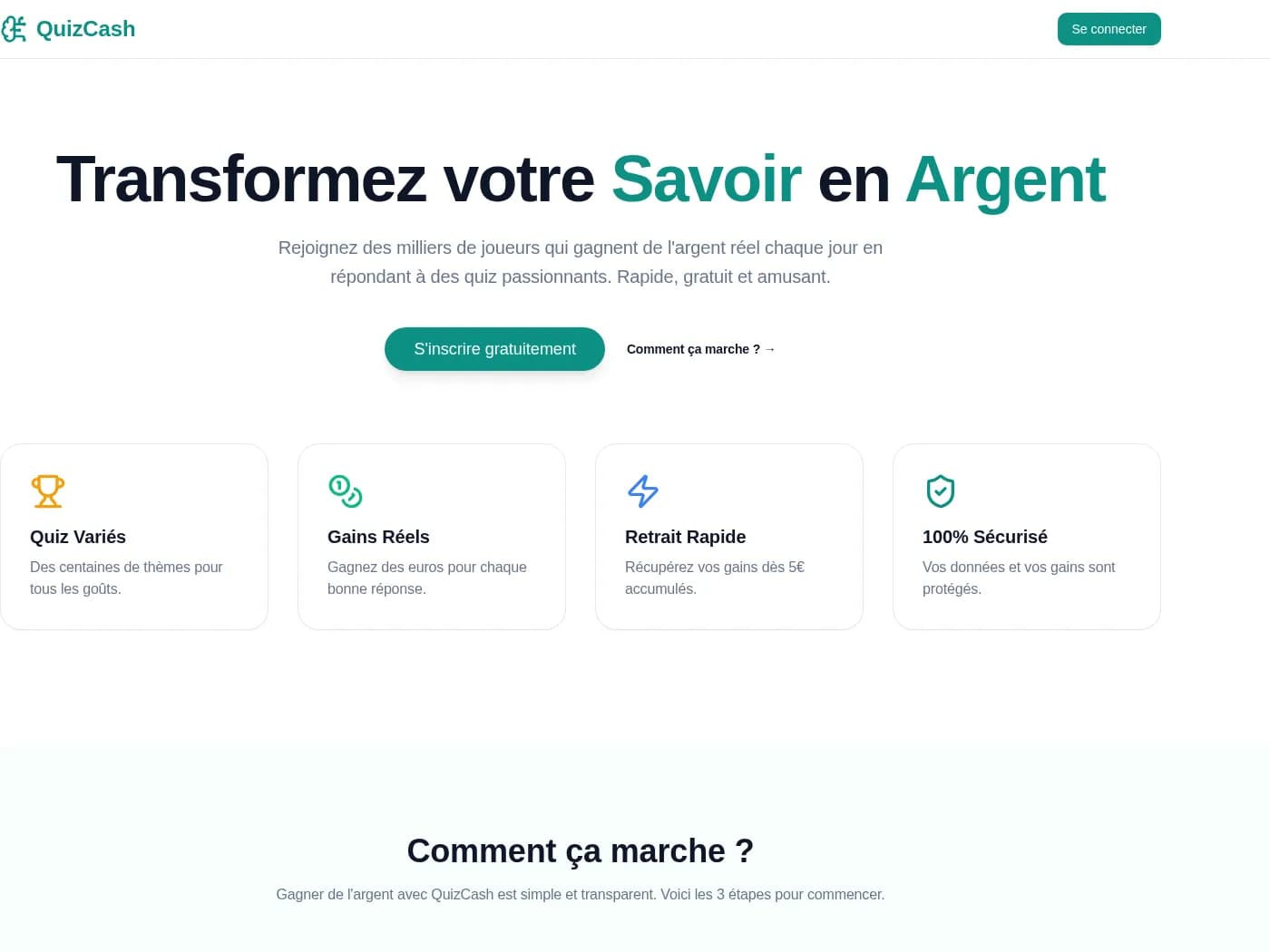 Quiz Cash Rewards