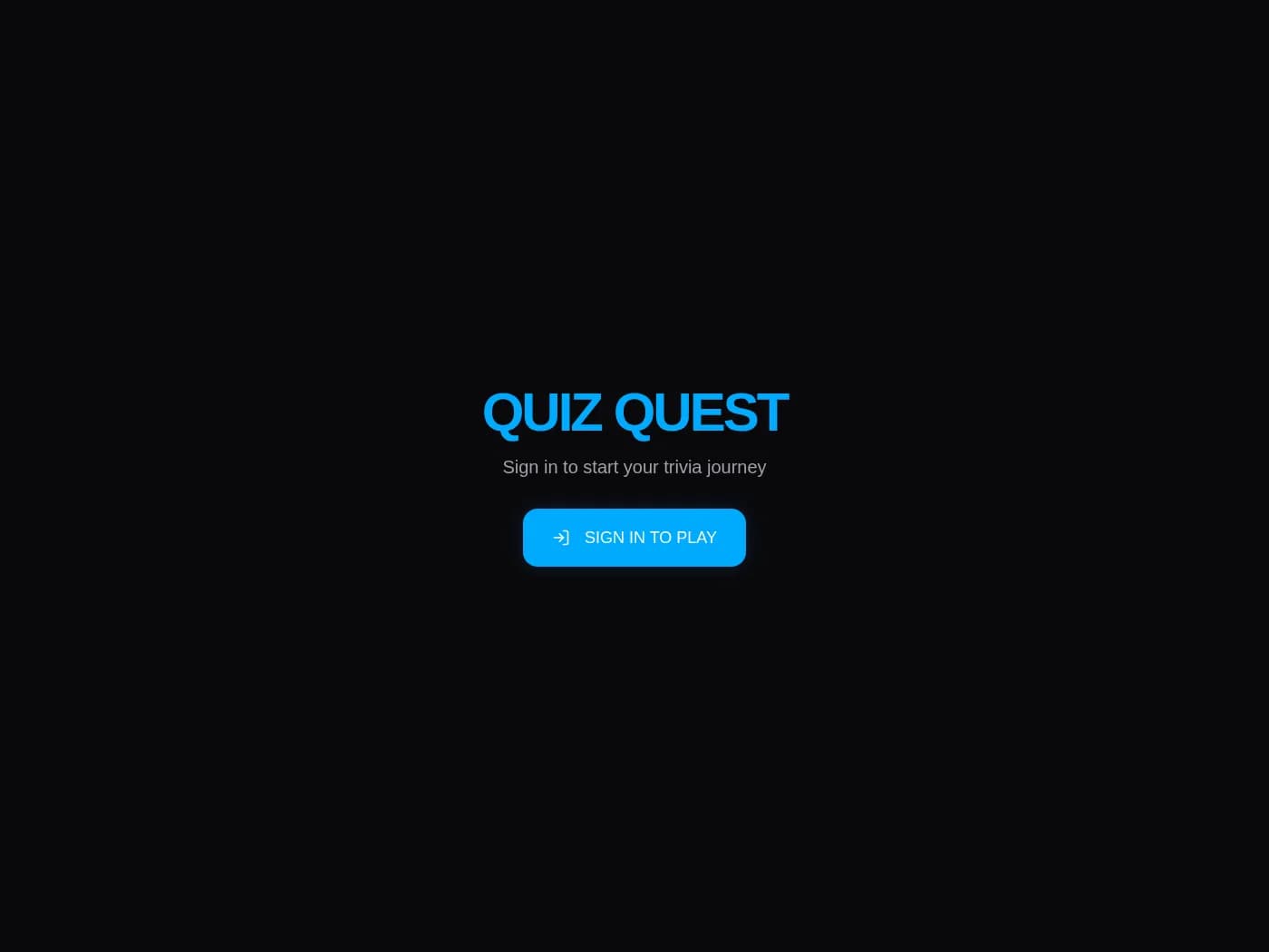 Quiz Quest Game