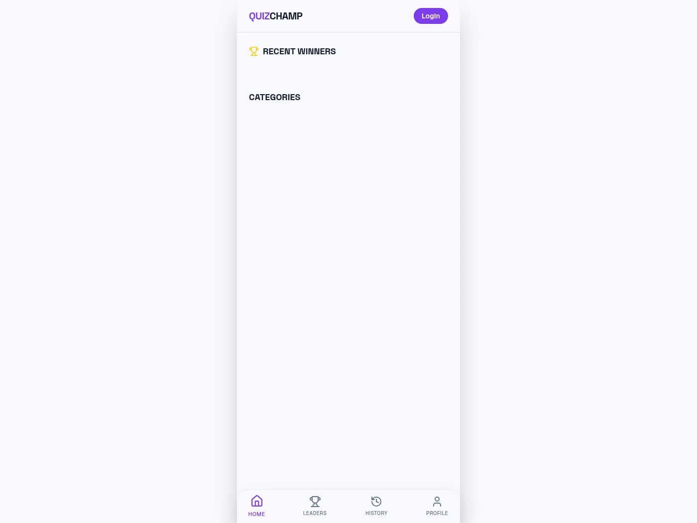 QuizChamp Web App