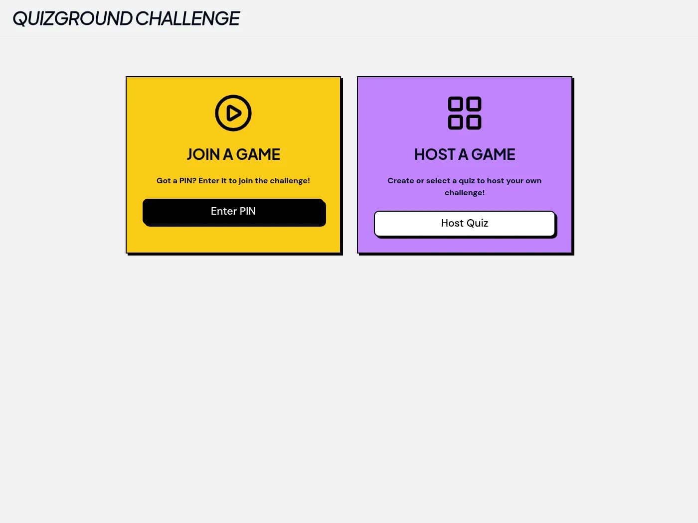 QuizGround Challenge
