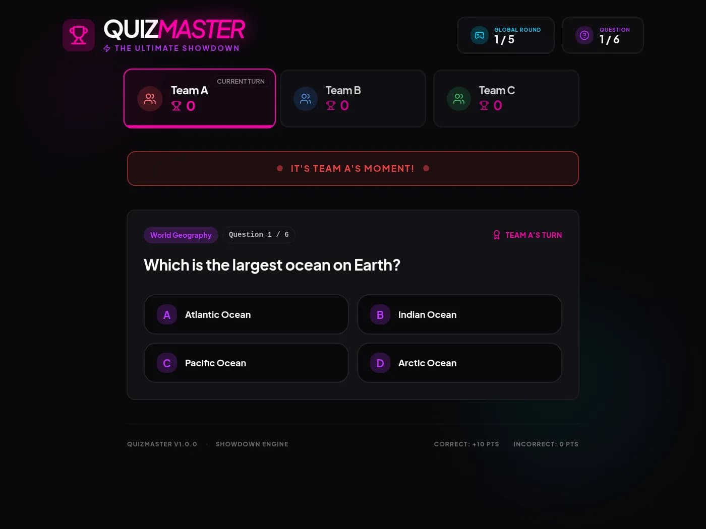 QuizMaster Showdown