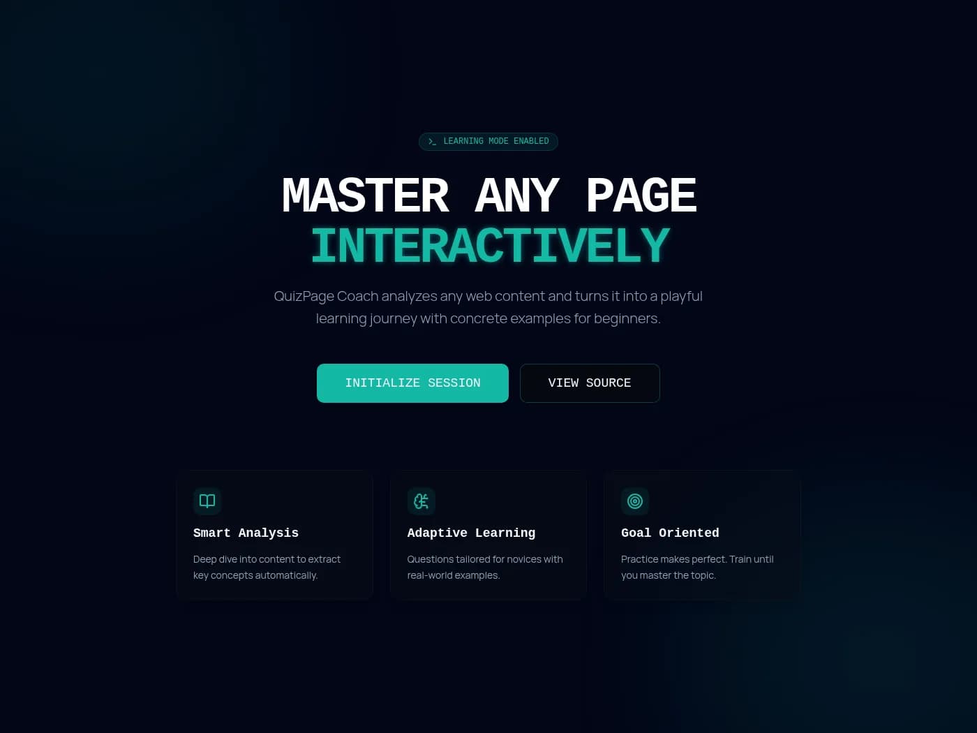 QuizPage Coach