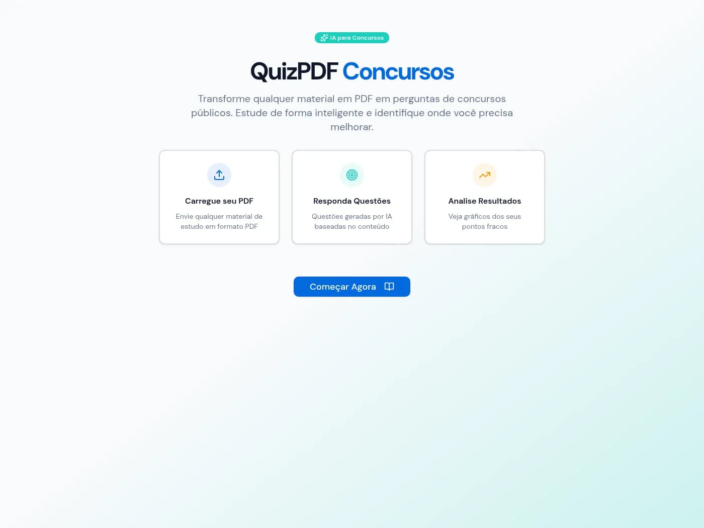 QuizPDF Concursos App