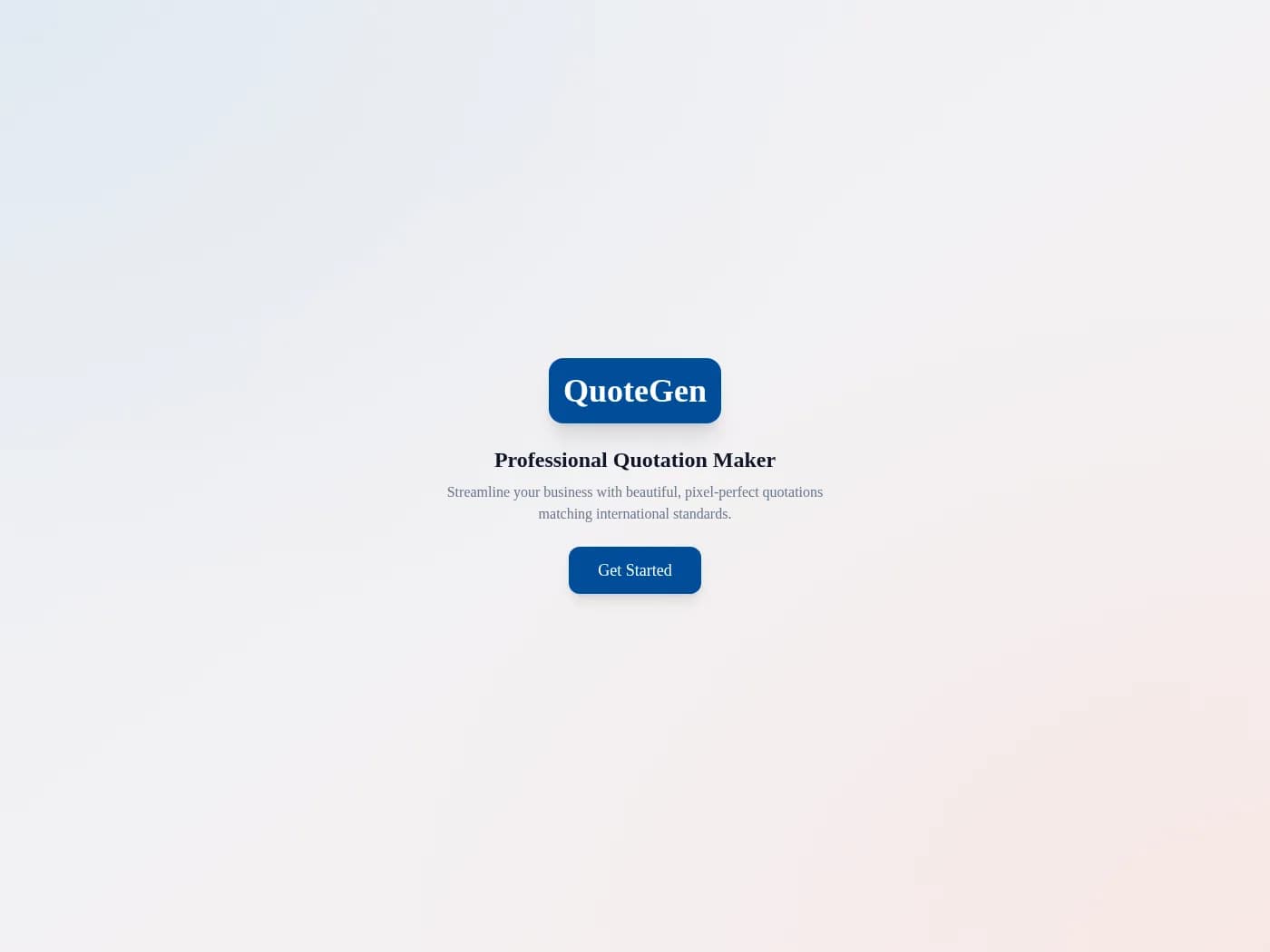 QuoteGen Web App