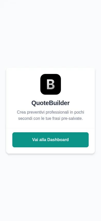 QuoteBuilder App