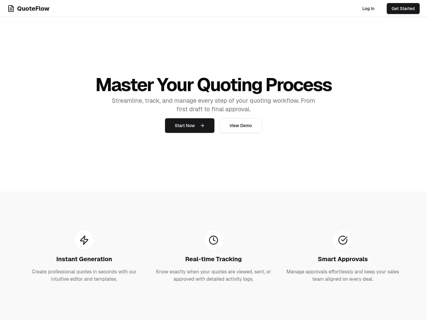 QuoteFlow Manager