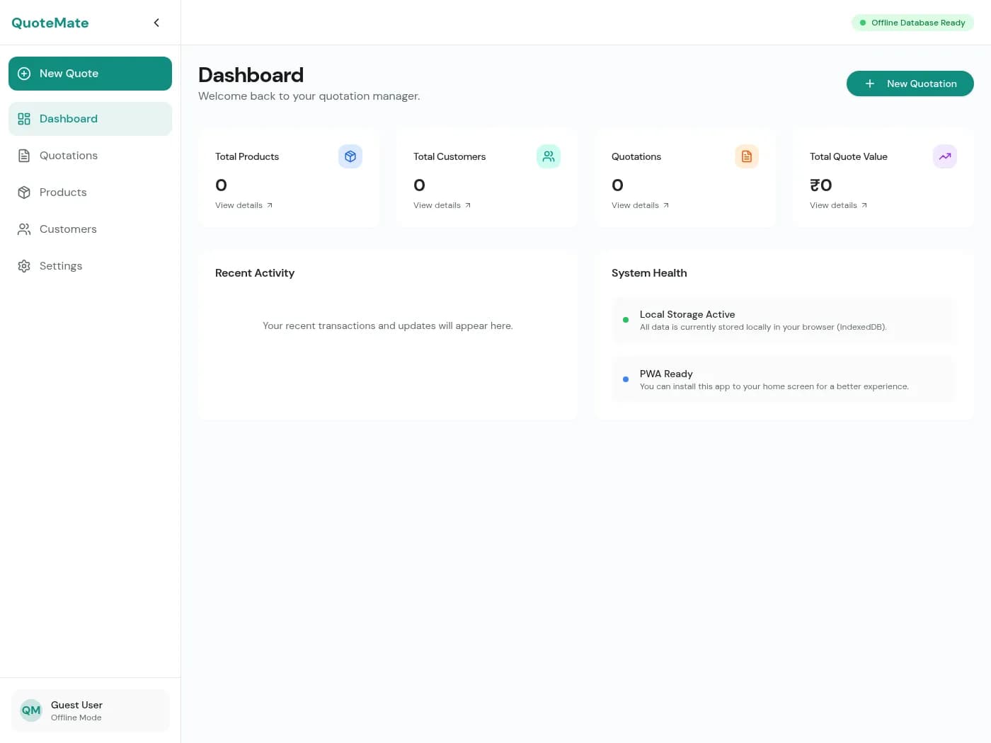 QuoteMate PWA