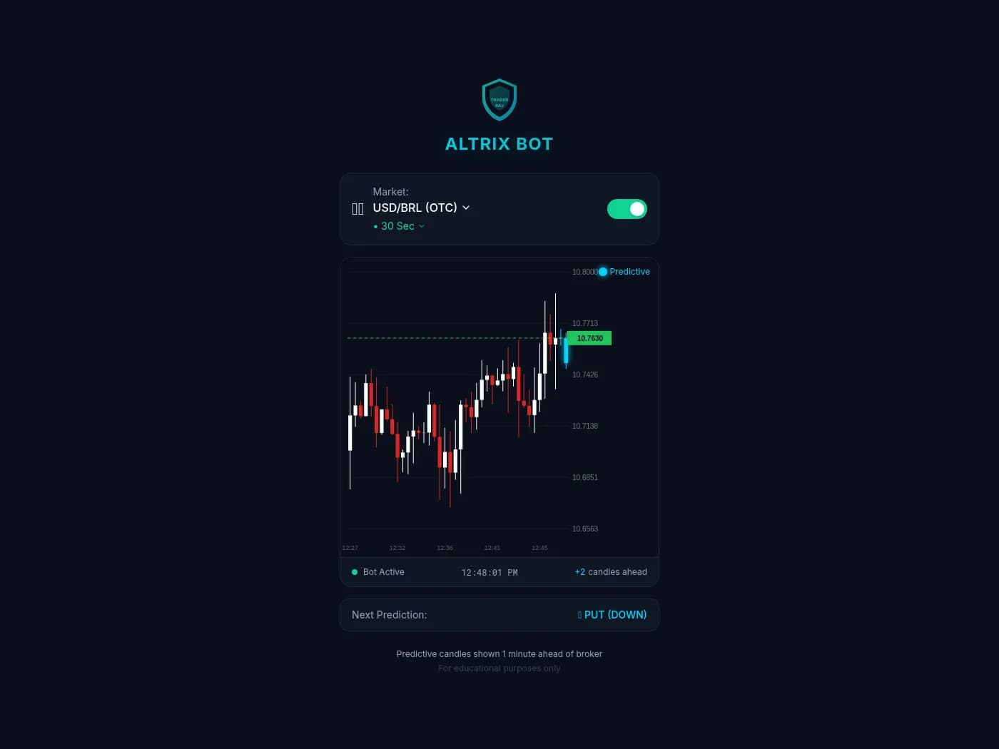 Quotex Prediction Bot