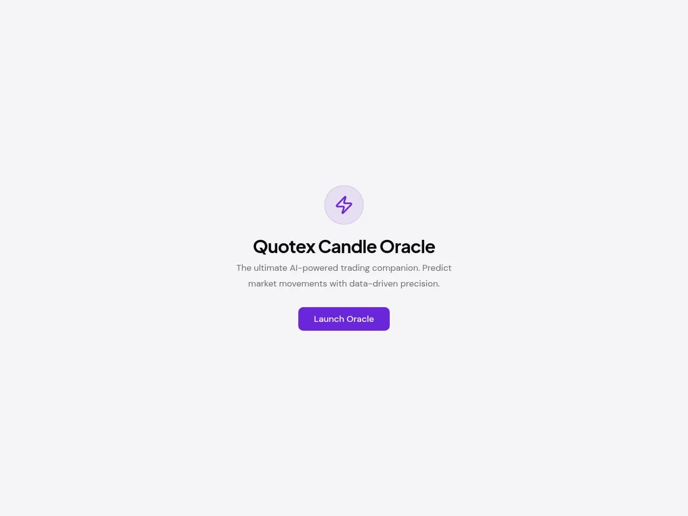 Quotex Candle Oracle