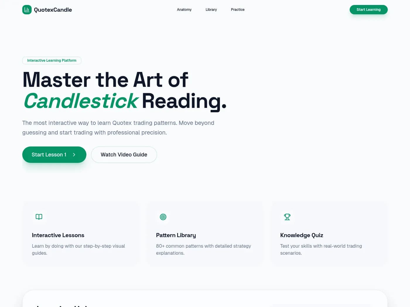 Quotex Candle Learner