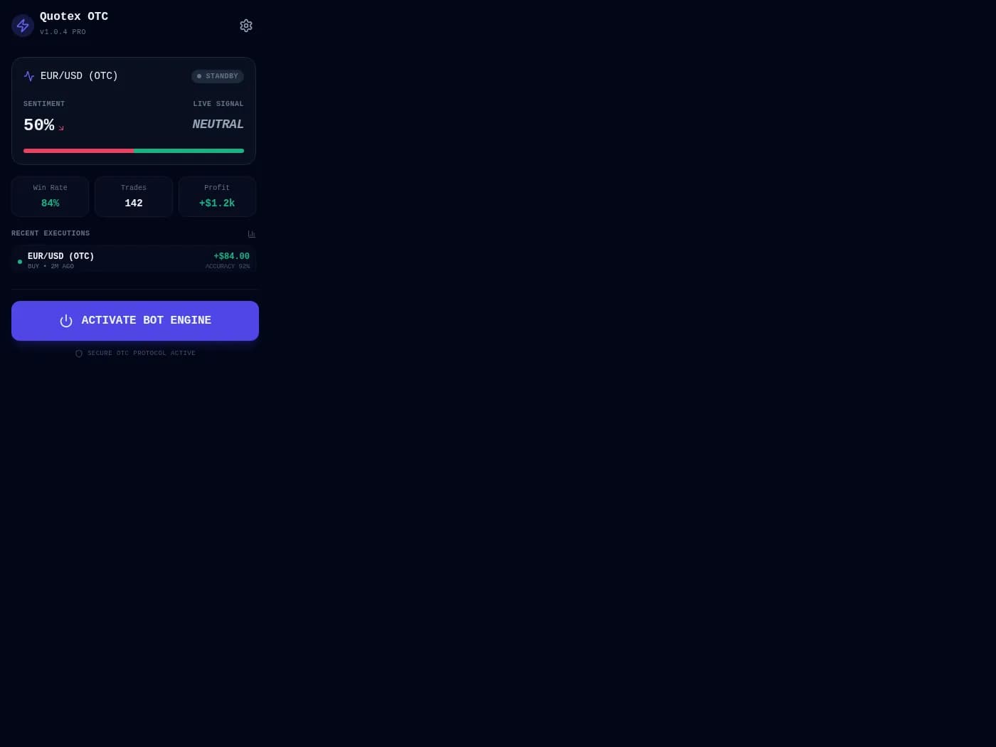 Quotex OTC Trading Bot