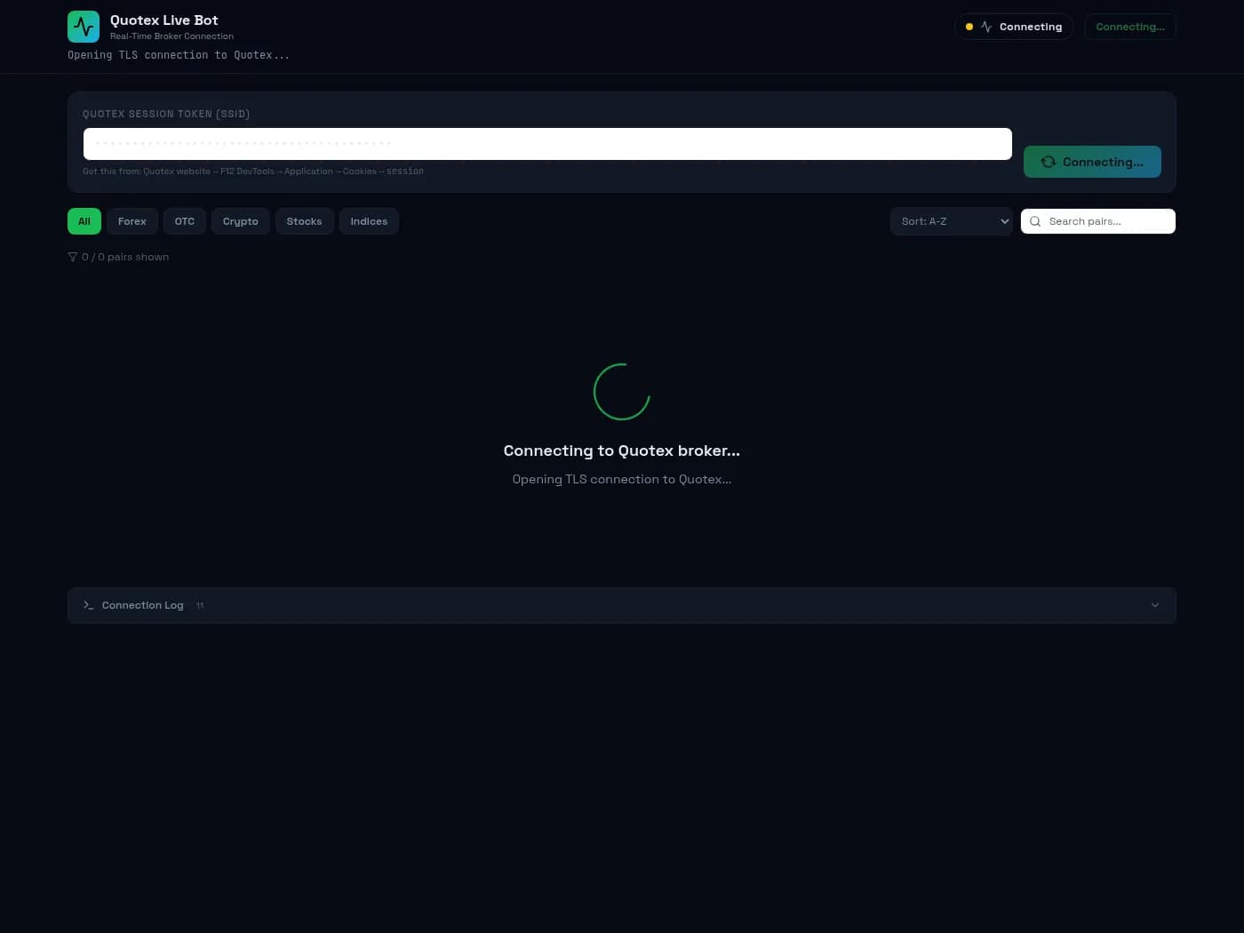 Quotex Real-Time Bot