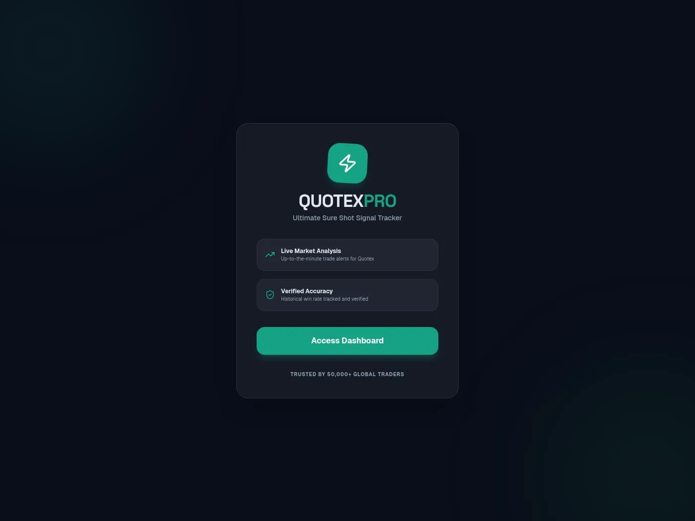 Quotex Signal Tracker