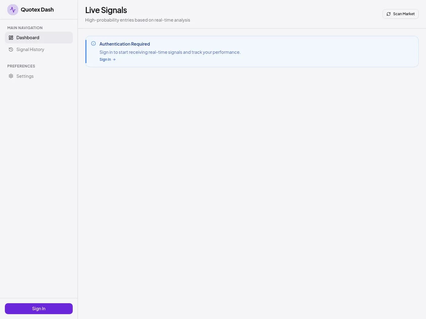 Quotex Signal