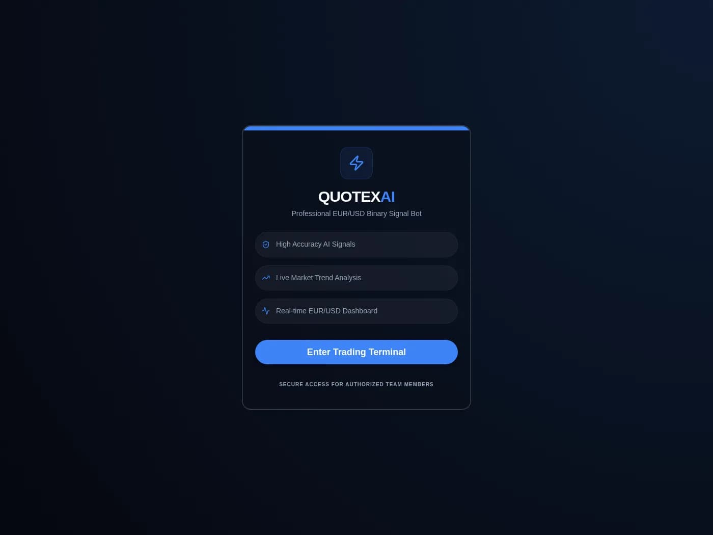 Quotex Signal Bot