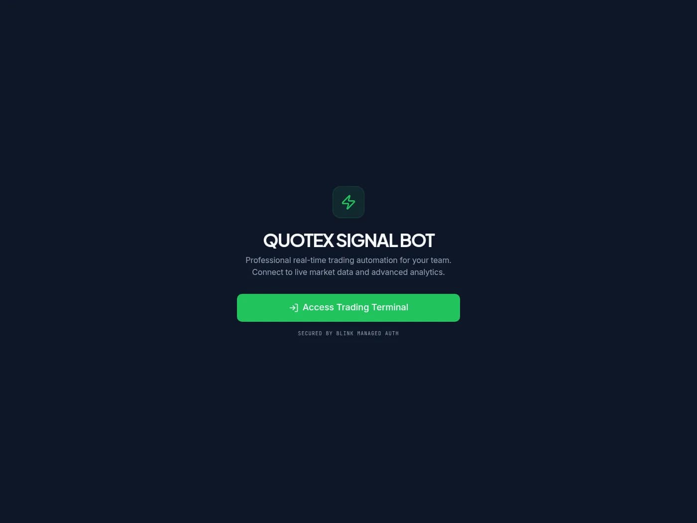 Quotex Signal Bot
