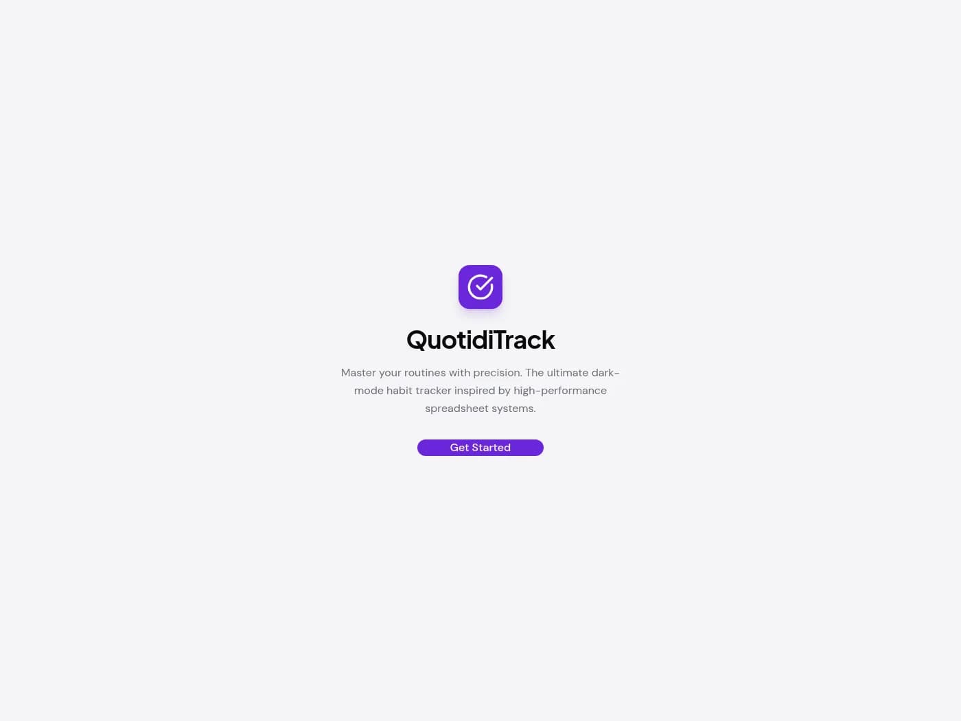 QuotidiTrack App