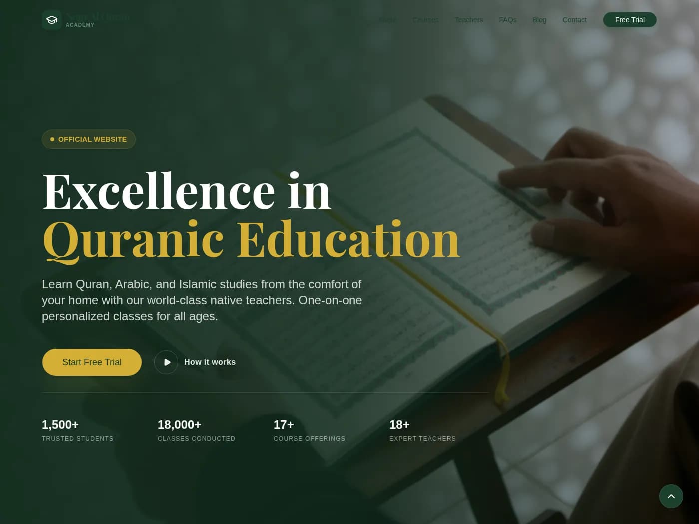 Nour Al Quran Academy Site