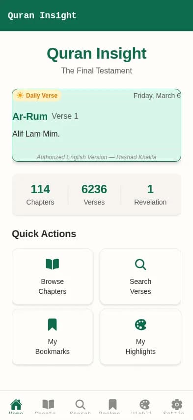 Quran Insight Mobile